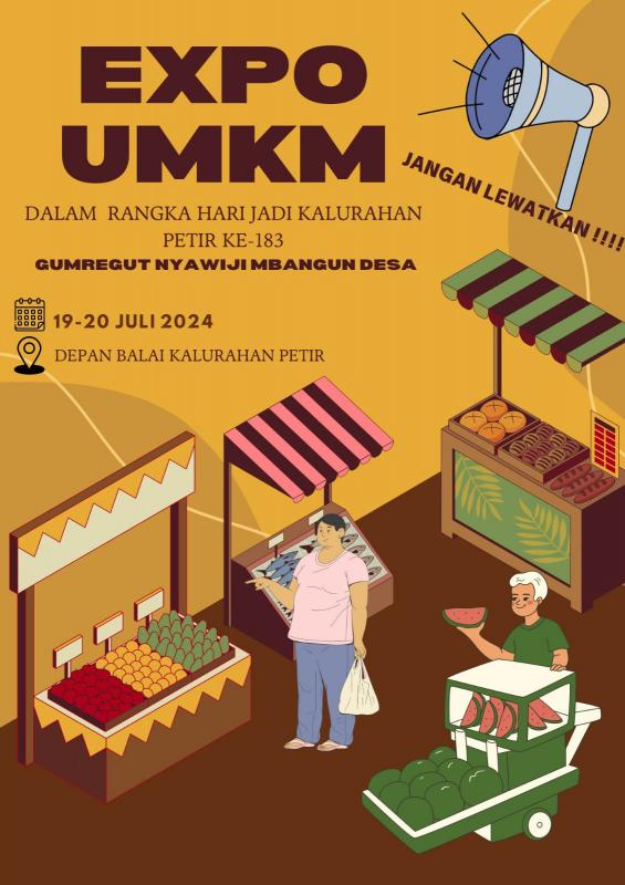 Pameran UMKM Hari Jadi Kalurahan Petir